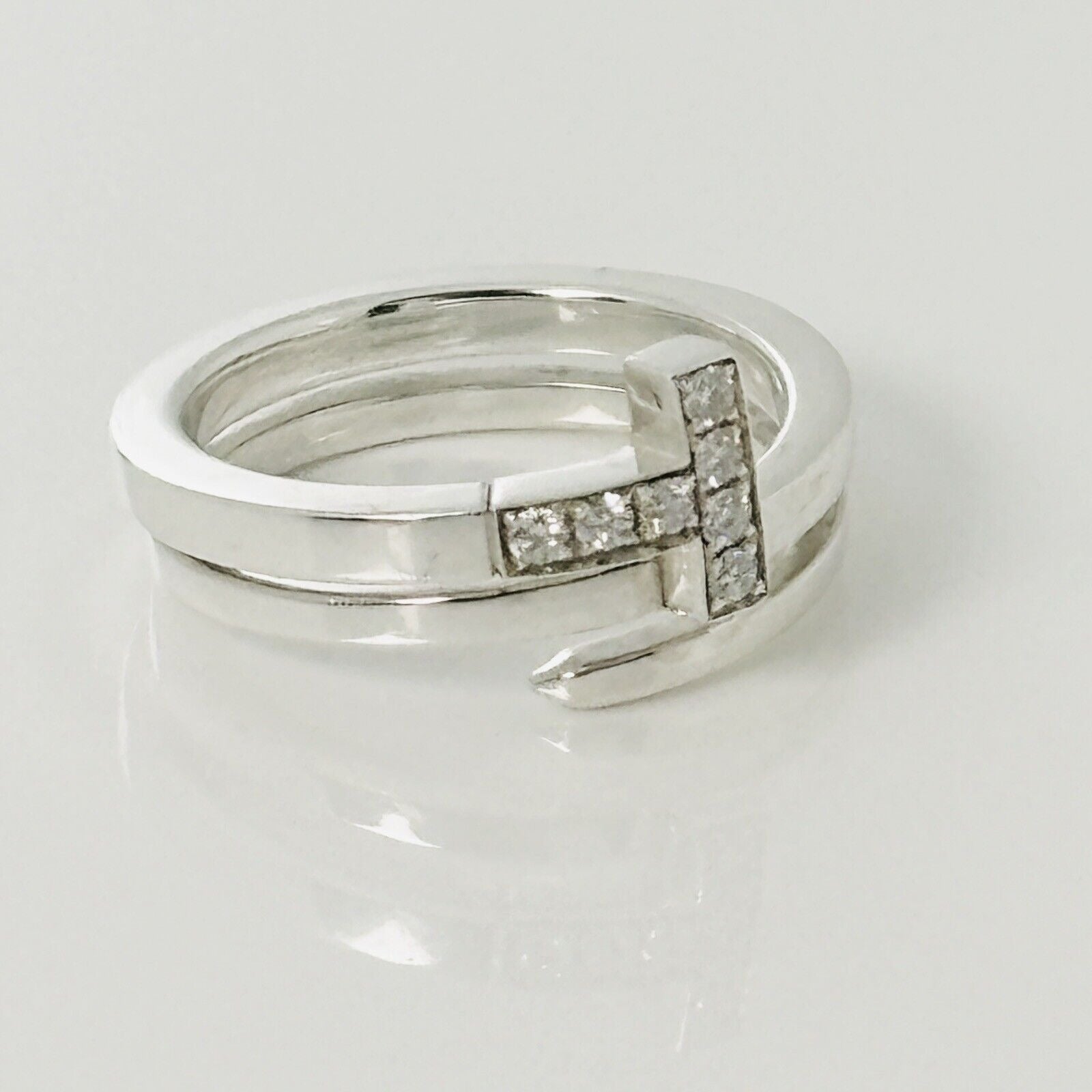 Tiffany t wrap ring silver store
