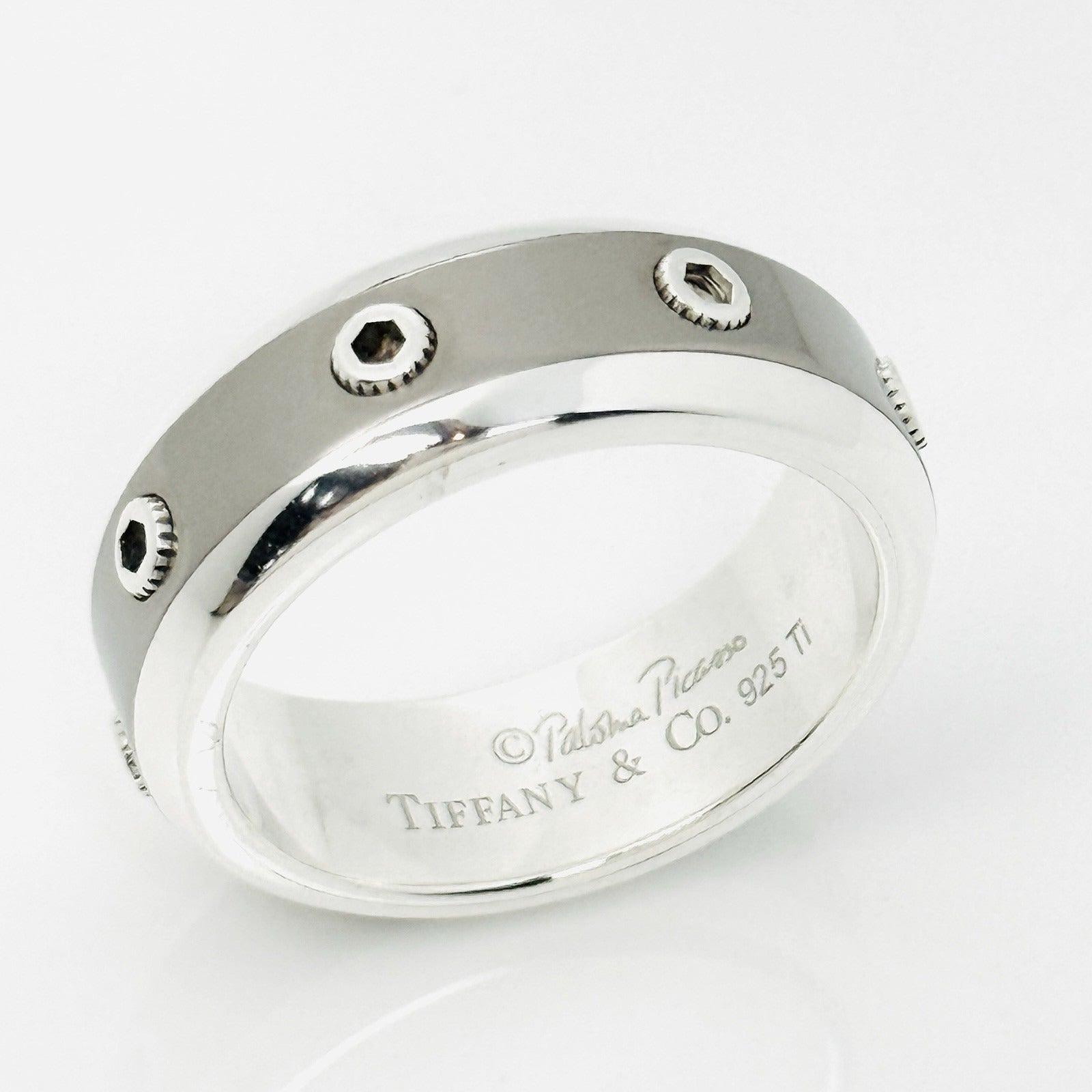 Size 11 Tiffany Turbo Ring by Paloma Picasso Mens in Silver and ...