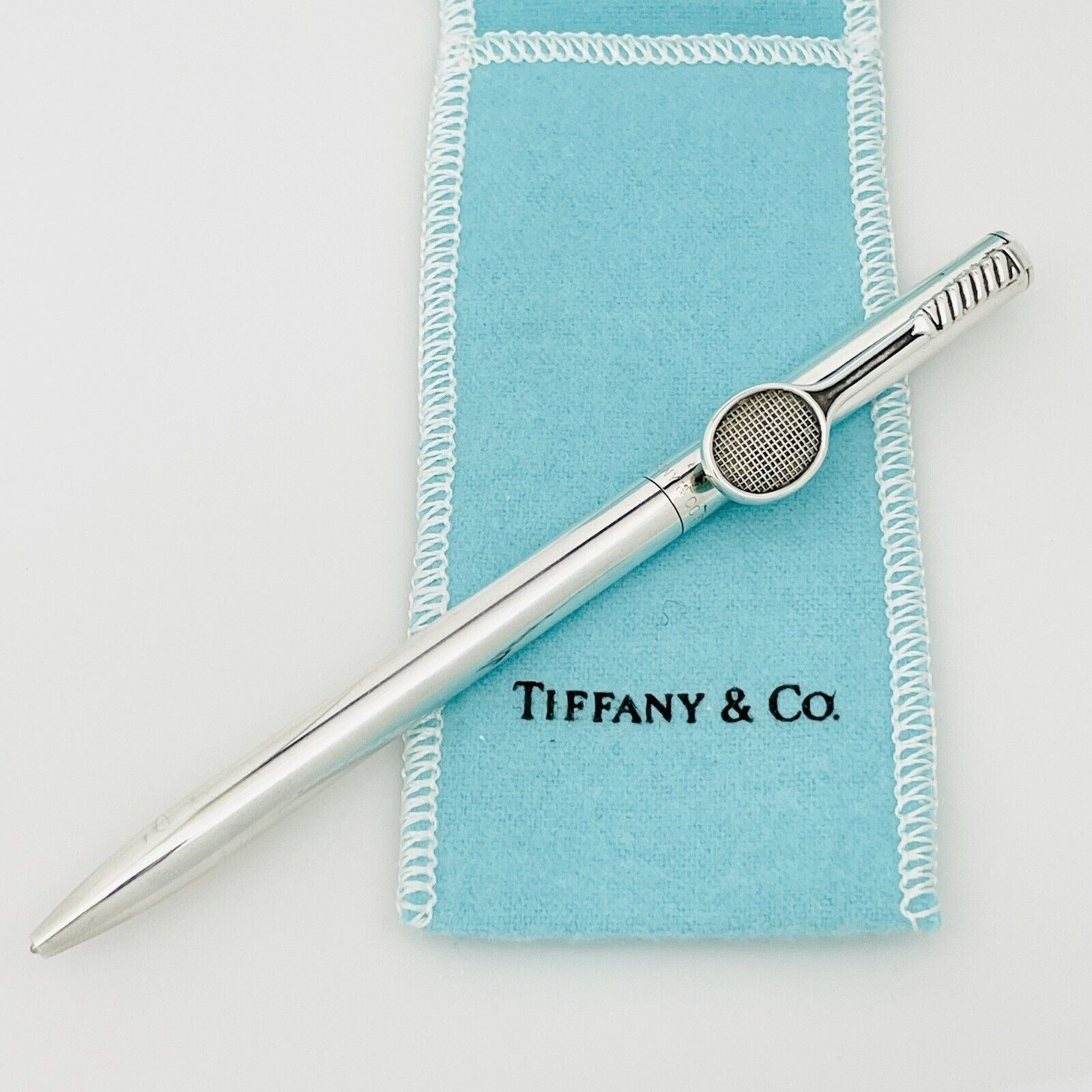 RARE Tiffany Tennis Racket Purse Pen in Sterling Silver | The Silver Trove