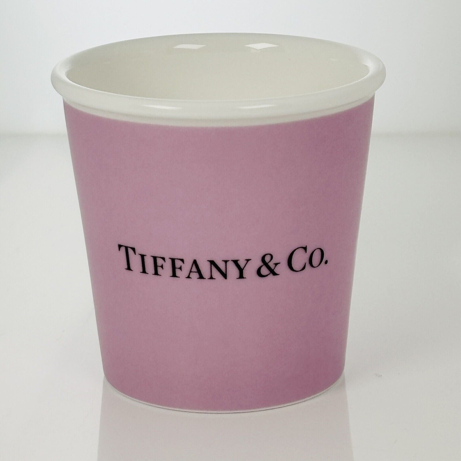 Tiffany & Co Pink Mauve Espresso Paper Cup Everyday Objects Bone China ...