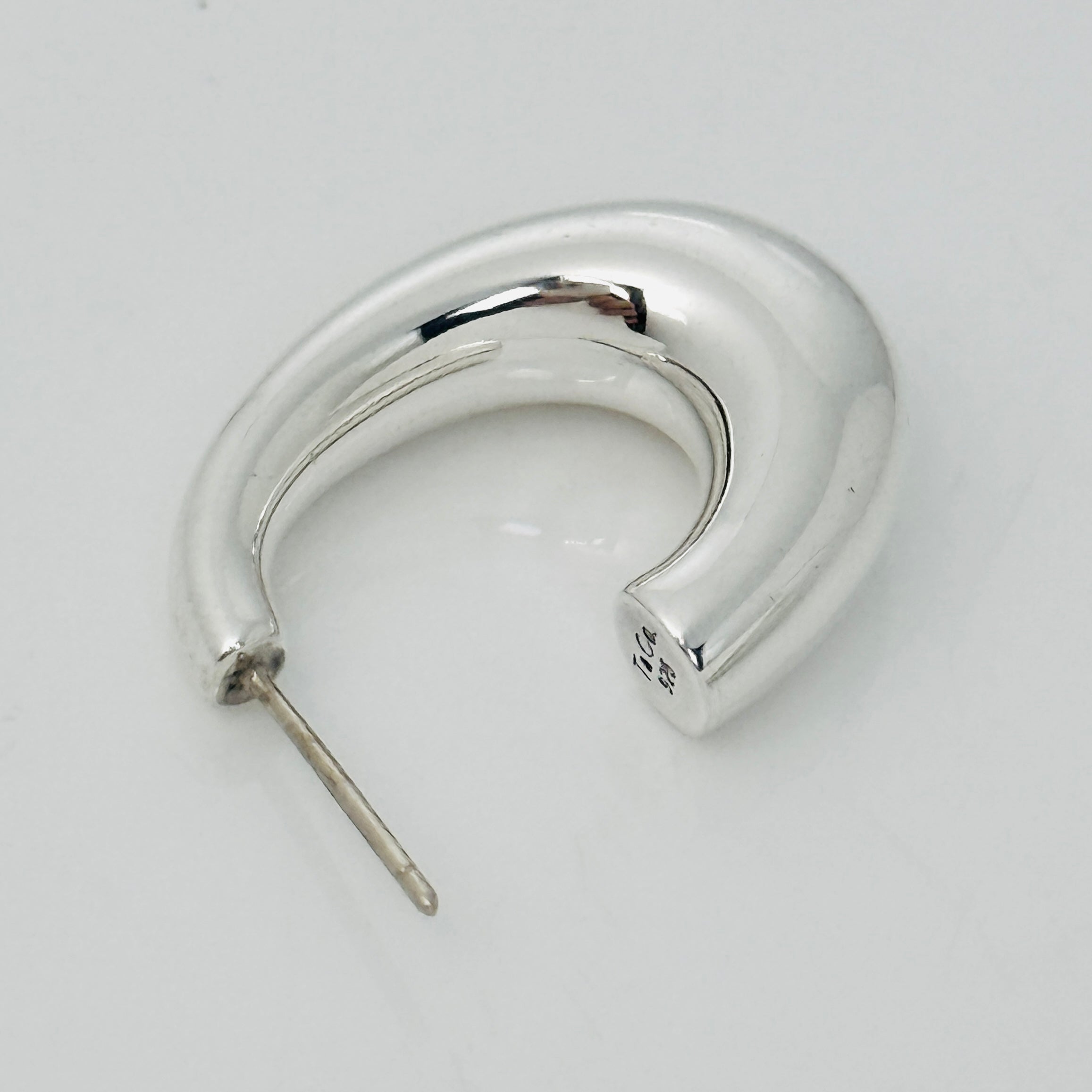 1 Tiffany & Co Hoop Huggie Puff Puffed Earring Single Replacement | The ...